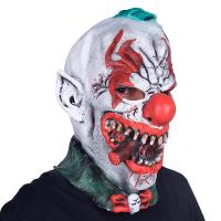China Adult Scary Clown Mask Realistic Latex Halloween Costume Accessory EN71 Certified for sale