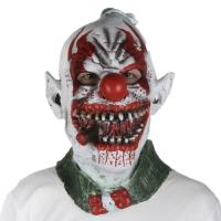 China Scary Joker Latex Mask Adult Size Halloween Party Costume 100% Natural Rubber for sale