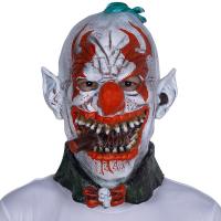 China Latex Slashed Clown Mask Adult Size Halloween Fancy Dress Costume Accessory EN71 Certified for sale