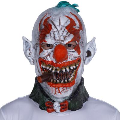 China Latex Slashed Clown Mask Adult Size Halloween Fancy Dress Costume Accessory EN71 Certified for sale