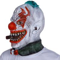 China Latex Slashed Clown Mask Adult Size Halloween Fancy Dress Costume Accessory EN71 Certified for sale