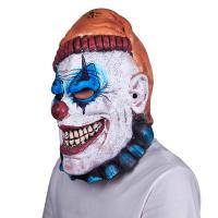 China Adult IT Clown Costume Mask 100% Natural Latex Halloween Horror Face Mask for sale