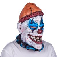 China Adult IT Clown Costume Mask 100% Natural Latex Halloween Horror Face Mask for sale