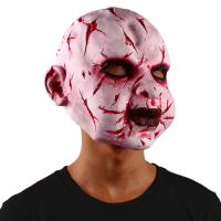 China Overhead Horror Zombie Latex Masks Halloween Full Face With Hamulus for sale