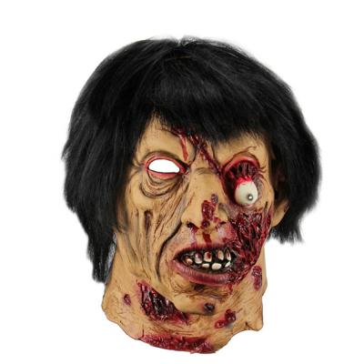 China Full Overhead Zombie Evil Dead Mask Halloween Horror Latex Rubber Adult Size for sale
