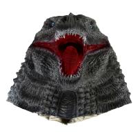 China Godzilla Giant Monster Latex Mask 20x33cm for Fancy Party Halloween Costume for sale