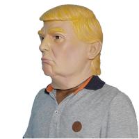China Donald Trump Latex Mask Adult Size Realistic President Rubber Head Mask for Halloween Party for sale