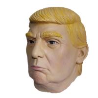 China Donald Trump Latex Mask Adult Size Realistic President Rubber Head Mask for Halloween Party for sale