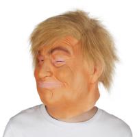 China Realistic Donald Trump Latex Mask Adult Size Cosplay Party Halloween Costume Accessory for sale