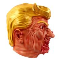 China Realistic Latex Rubber Mask 20x33cm Adult Teen Costume Accessory for Halloween Party for sale