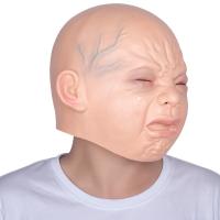China Crying Baby Funny Head Masks for sale