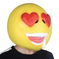 China Heart Eyes Emoji Head Masks for sale