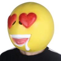 China Heart Eyes Emoji Head Masks for sale