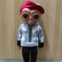 China Interesting Funny Halloween Props , Alien Latex Prop 25cm Height With Hat for sale
