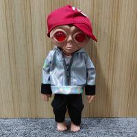 China Interesting Funny Halloween Props , Alien Latex Prop 25cm Height With Hat for sale