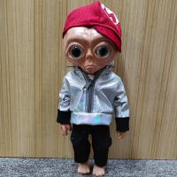 China Interesting Funny Halloween Props , Alien Latex Prop 25cm Height With Hat for sale
