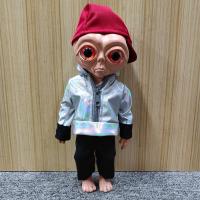 China Interesting Funny Halloween Props , Alien Latex Prop 25cm Height With Hat for sale