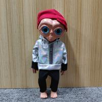 China Interesting Funny Halloween Props , Alien Latex Prop 25cm Height With Hat for sale