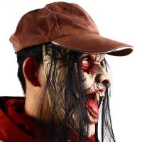 China Realistic Scary Bloody Zombie Latex Mask Adult Size for Halloween Party Costume for sale