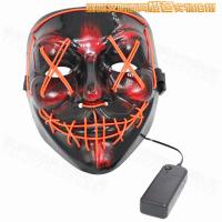 China LED Light Halloween Masquerade Masks Glowing With Various Colors for sale