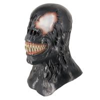 China Deluxe Venom Skeleton Latex Mask 28x40cm Vivid Halloween Costume Adult for sale