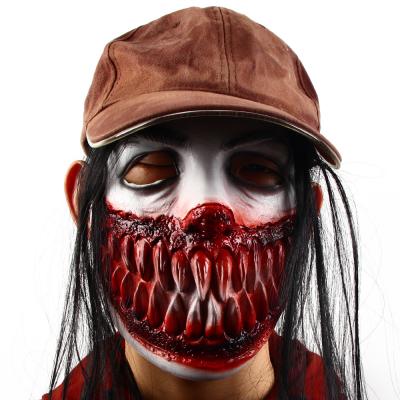China Realistic Rubber Latex Adult Scary Mask 28x40cm EN71 Certified for Halloween Party for sale