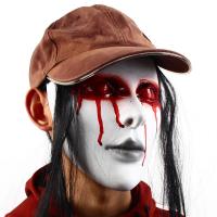 China Pale Face Halloween Scary Masks Ghost Like With Bleeding Eyes for sale