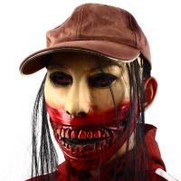 China Highly Simulated Evil Scary Mask Horror Creepy 100% Natural Latex for sale