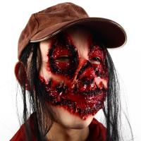 China Realistic Latex Halloween Scary Mask Adult Size Comfortable Wear EN71 Certified for sale