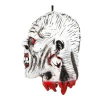 China Realistic Bloody Zombie Head Halloween Mask 100% Natural Latex Adult Size for sale