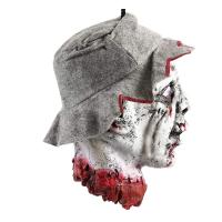 China Realistic Zombie Head Halloween Mask 100% Natural Latex Adult Size for Haunted House Party for sale