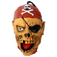 China Pirate Head Skull Haunted House Decoration Highly Simulated for sale