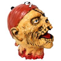 China Pirate Head Skull Haunted House Decoration Highly Simulated for sale