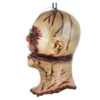 China Realistic Bloody Professional Haunted House Props Zombie Head for sale