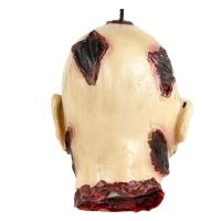 China Customized Size Horror Halloween Props Zombie Head Prop Bloody for sale