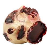 China Customized Size Horror Halloween Props Zombie Head Prop Bloody for sale