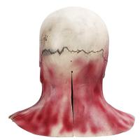 China Bloody Skull Zombie Latex Mask Halloween Full Head Adult Cosplay Creepy Props 100% Natural Rubber for sale