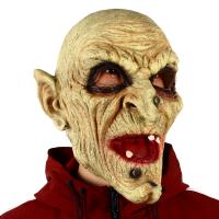 China Realistic Latex Halloween Mask Scary Old Man Witch Vampire Adult Costume 100% Natural Rubber for sale