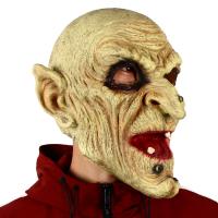 China Realistic Latex Halloween Mask Scary Old Man Witch Vampire Adult Costume 100% Natural Rubber for sale