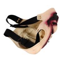China WWE The Fiend Bray Wyatt Burnt Latex Half Face Mask Adult Size Halloween Costume for sale