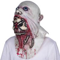 China Adult Latex Horror Skull Mask Overhead Full Face Halloween Costume 100% Natural Rubber for sale