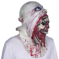 China Adult Latex Horror Skull Mask Overhead Full Face Halloween Costume 100% Natural Rubber for sale
