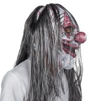 China Realistic Latex Evil Clown Horror Mask Adult Size 100 Natural Rubber for Halloween Party for sale