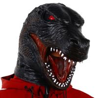 China Rubber Latex Dinosaur Head Mask for sale