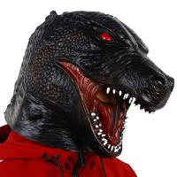 China Rubber Latex Dinosaur Head Mask for sale