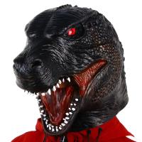China Rubber Latex Dinosaur Head Mask for sale
