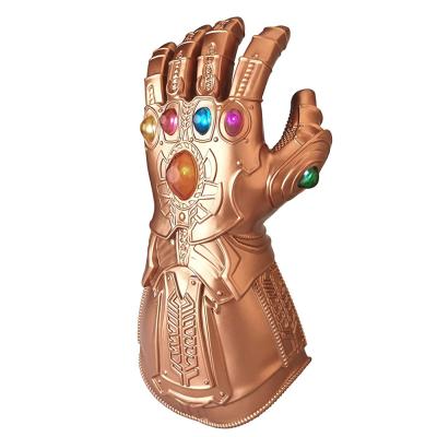 China LED Light Up Thanos Infinity Gauntlet Glove Cosplay Prop Adult Size Gold for sale