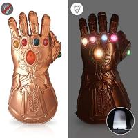 China LED Light Up Thanos Infinity Gauntlet Glove Cosplay Prop Adult Size Gold for sale