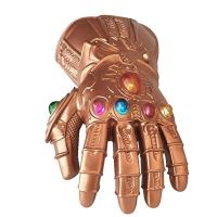 China LED Light Up Thanos Infinity Gauntlet Glove Cosplay Prop Adult Size Gold for sale