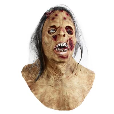 China Realistic Latex Halloween Scary Mask for Cosplay Party Adult Size EN71 Certified for sale